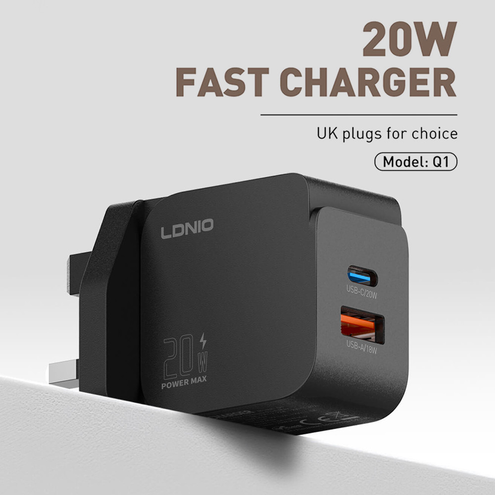 LDNIO Q1 20W | Q3 45W | Q4 65W Super Fast Charge Charger PD + QC3.0 ...