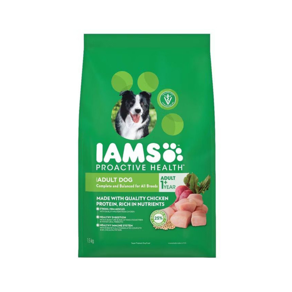 IAMS Proactive Health Premium Dog Dry Food for Adult Dogs, Mother and ...