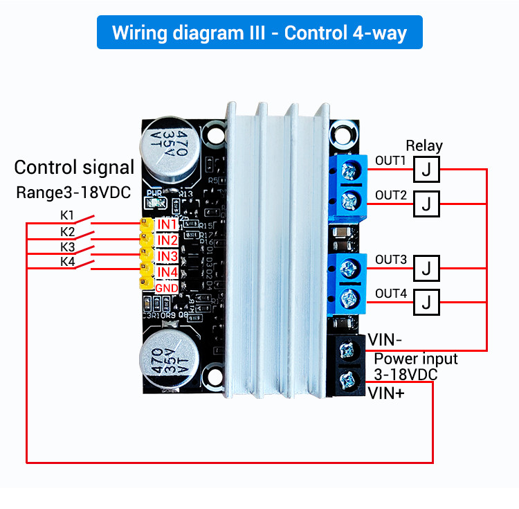10A dual DC motor drive module forward and reverse PWM speed regulation ...