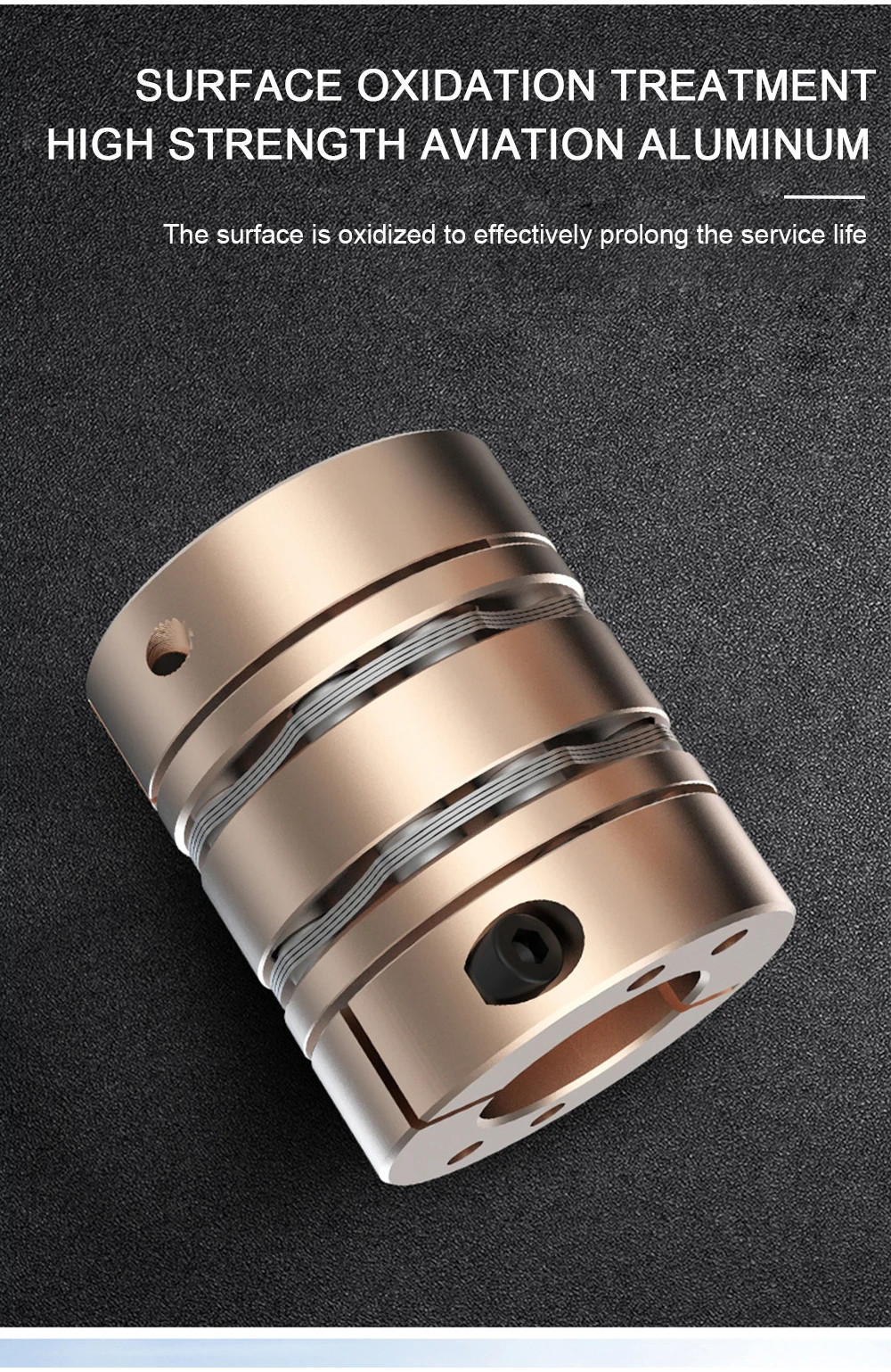 Cloweit CNC Motor Diaphragm Couplings D45L55 Double Disc Clamp Type ...