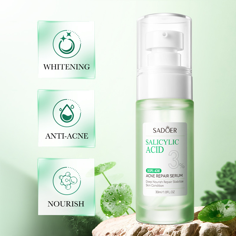 ROREC SADOER Salicylic Acid Dispel Acne Repair Serum Collagen Peptide Centella Asiatica ...