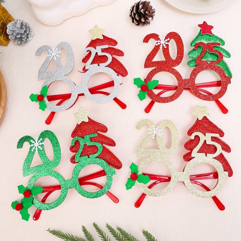 [ Featured ] 2025 Christmas Eyeglass Frame - Festival Party Supplies ...