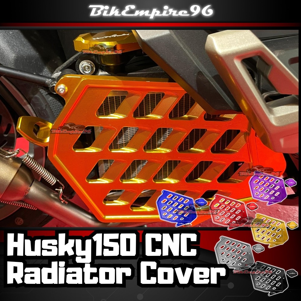 Husky150 CNC Radiator Cover Radiator Net Radiator Grill NottyBoy Design ...