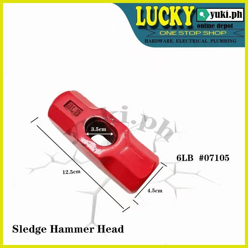 AMES OCTAGONAL STEEL SLEDGE HAMMER HEAD ONLY ( 2LB/3LB/4LB/6LB/8LB ...