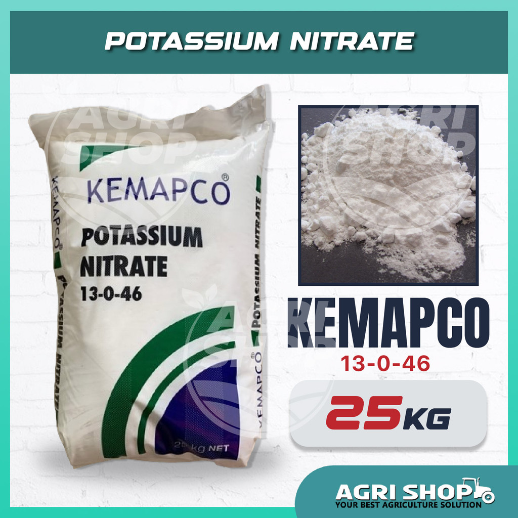 (FULL BAG) Agrishop KEMAPCO 25kg Potassium Nitrate 13-0-46 (PN) | Macro ...