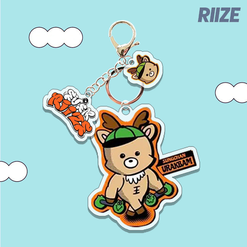 kpop idol RIIZE keyring EVER RIIZE series Cute Cartoon Acrylic ...