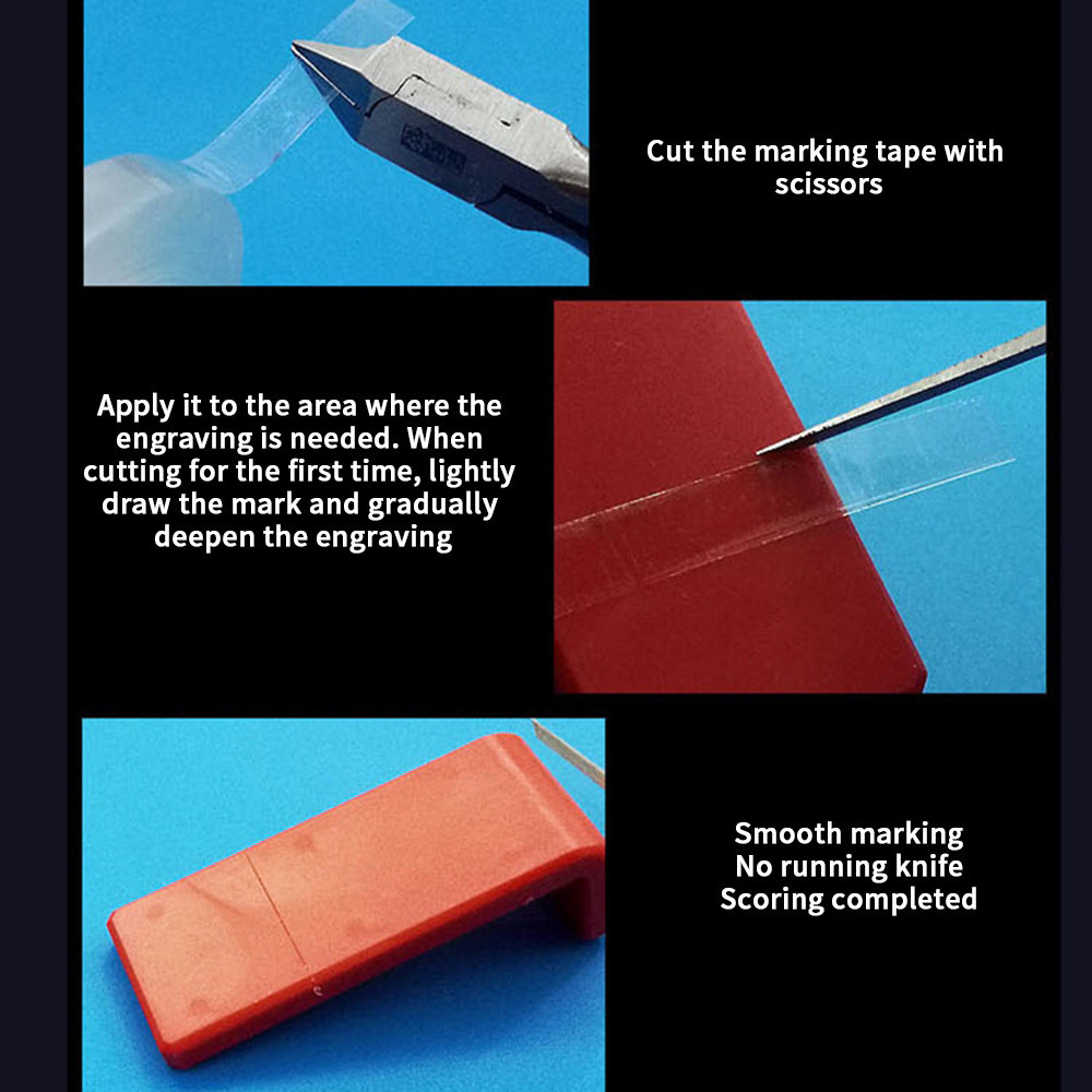 Model Hard Edge Tape 3MM 6MM Scribing Guide Tape 20m Hard Edges Tape ...