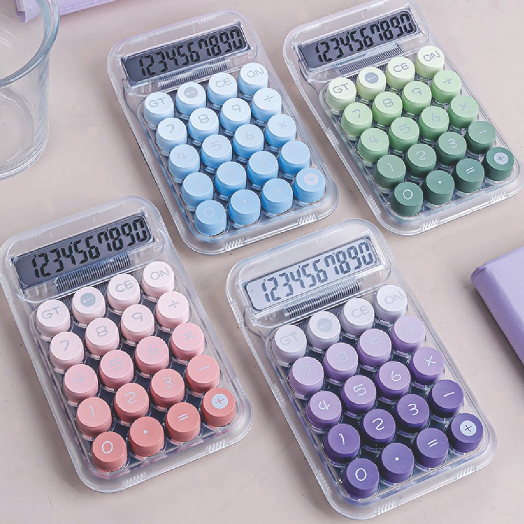 CK Kalkulator Pelajar Comel Cute Mechanical Keyboard Typewriter ...