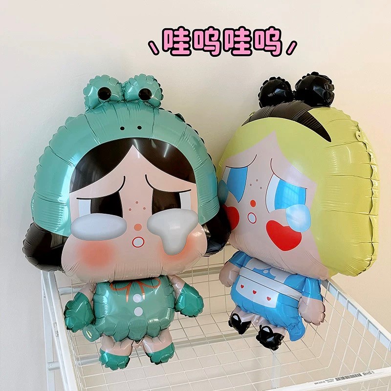Hot Sale CRYBABY Crying Baby Cartoon Aluminum Film Balloon Pop Mart ...