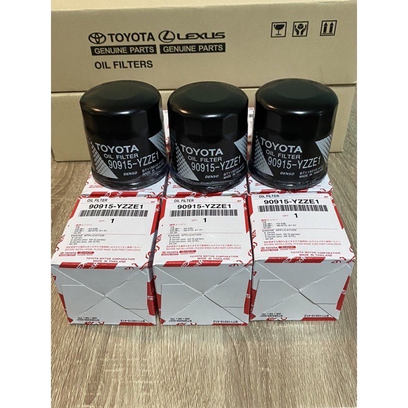 TOYOTA Engine Filter VIGO INNOVA FORTUNER Oil Genuine Number 90915 ...