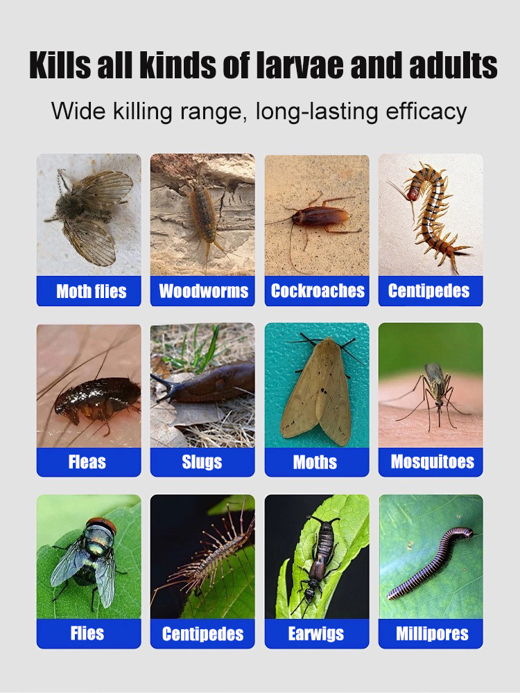 【Ready stock】500ml Sewer Toilet Drains Pesticides Household Moth Flies ...