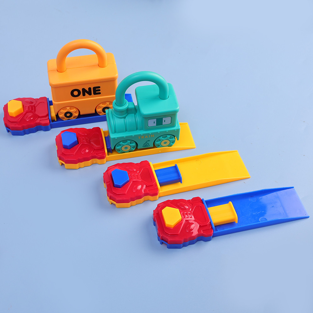 3 Pcs Car Sliding Track Launcher Toy - Mini Anti-fall Car Pressing ...