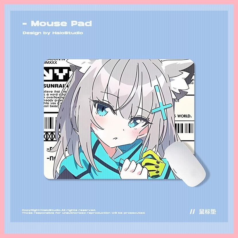 Mouse Pad Blue Archive Takanashi Hoshino Sunaokami Shiroko Sorasaki ...