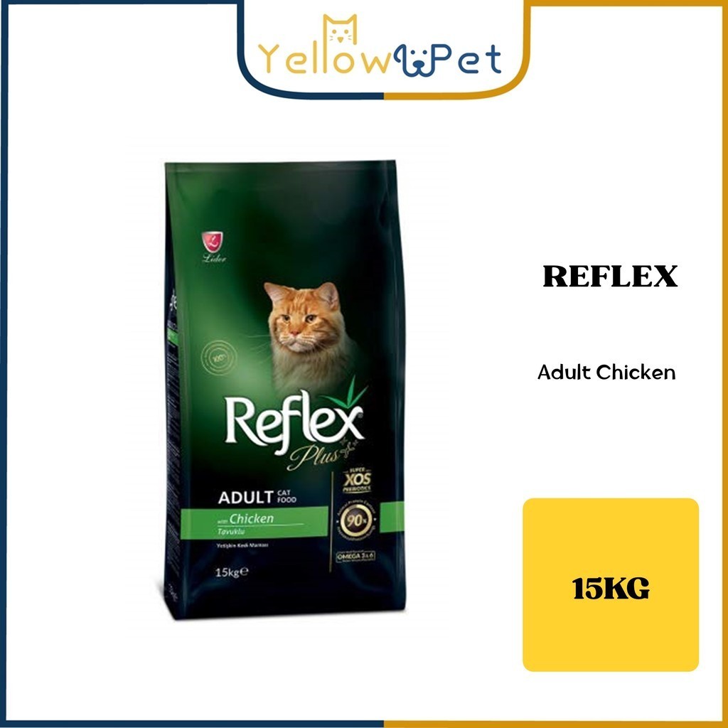 Reflex Cat Dry Food Adult Chicken 15kg | Shopee Malaysia