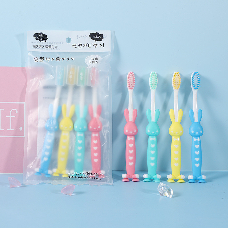 4PCS Baby Theeth Brush Kids Soft Silicone Training Toothbrush Children ...