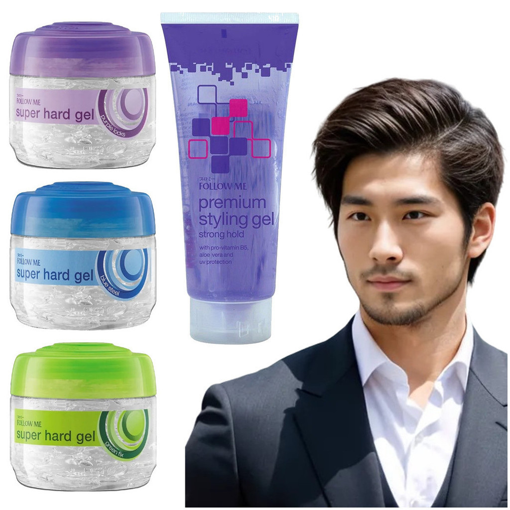 (STRONG HOLD) EW Follow Me Premium Styling Gel Follow Me Super Hard Gel ...