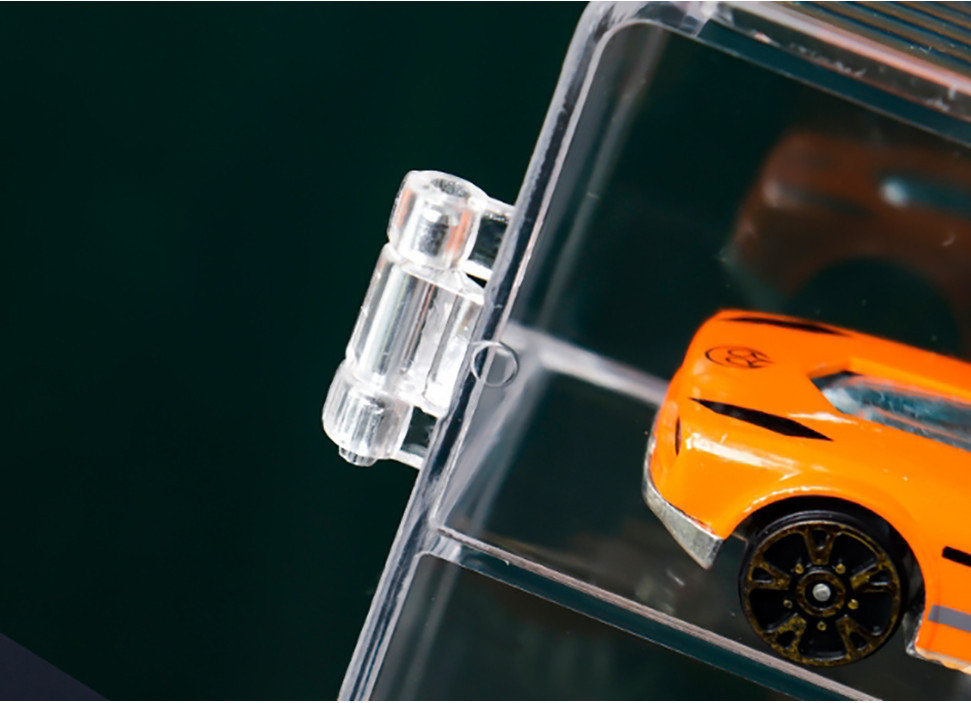 1:64 Scale Acrylic Car Display Case Toy Cars Storage Box Organizer Car ...