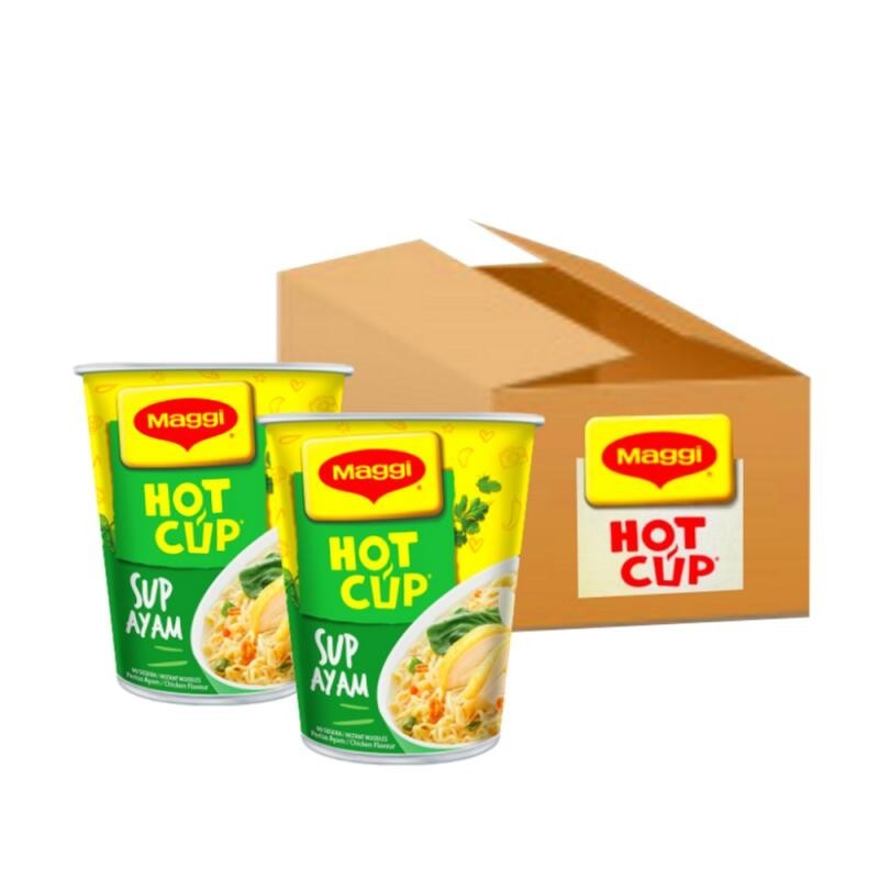 Local Delivery - MAGGI Three Flavors HOT CUP Noodles KARI SUP AYAM TOM ...