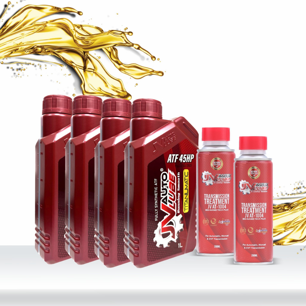 [Combo Deal] JV Auto Lube SET ATF 45HP (4 Bottle/4L) + Gearbox ...