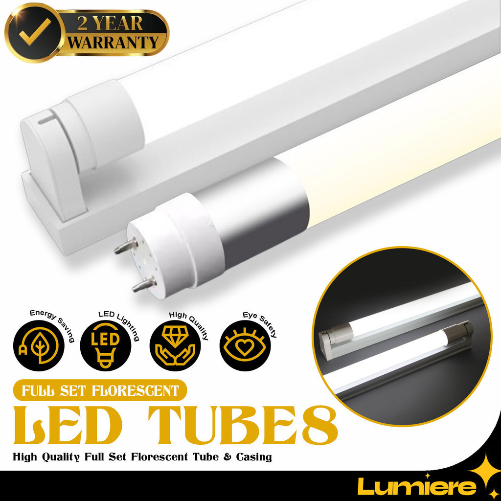 LED T8 Tube Light Lampu LED Panjang Lampu Kalimantang LED Light Tube Siling Lampu Rumah Ceiling ...