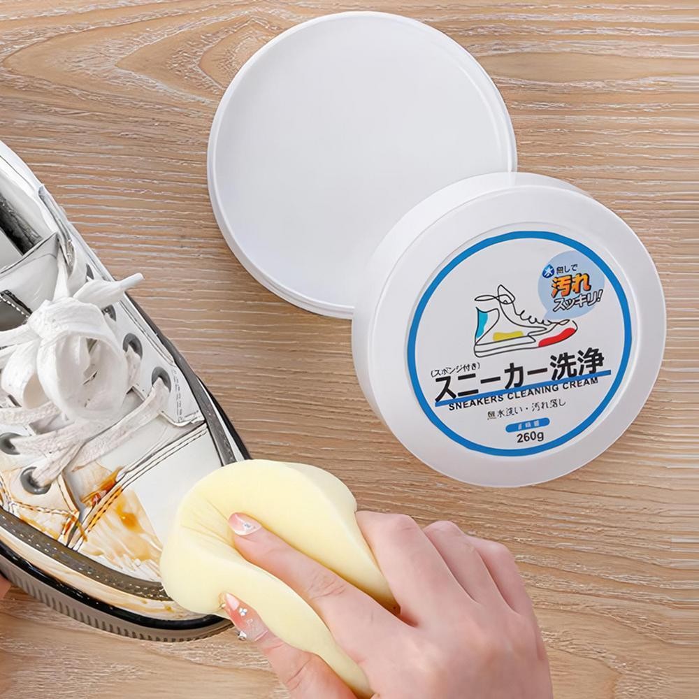 Shoe Cleaning Cream Shoe Cream Sneaker Cleaner 260g Multifunctional ...