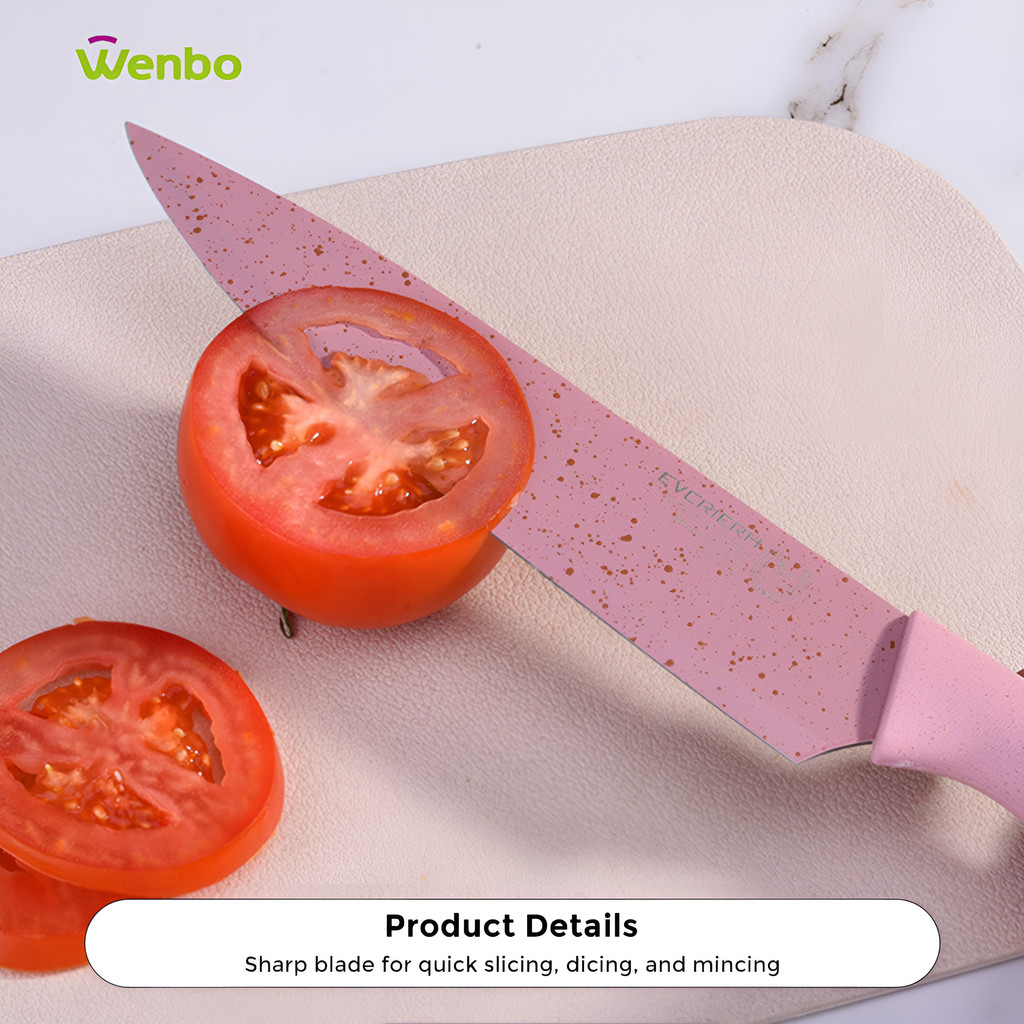 Wenbo Kitchen Knife Set Colored Macaron Color Knife Set Colorful ...