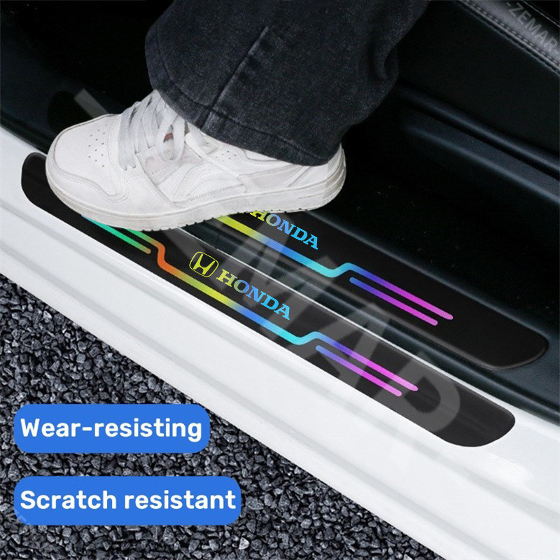 Proton Car Door Sill Sticker Colorful Reflective Sticker Car Threshold ...