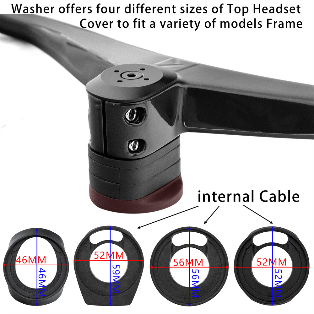 KOCEVLO Bicycle Carbon Internal Cable Integrated Handlebar For MTB Bike ...