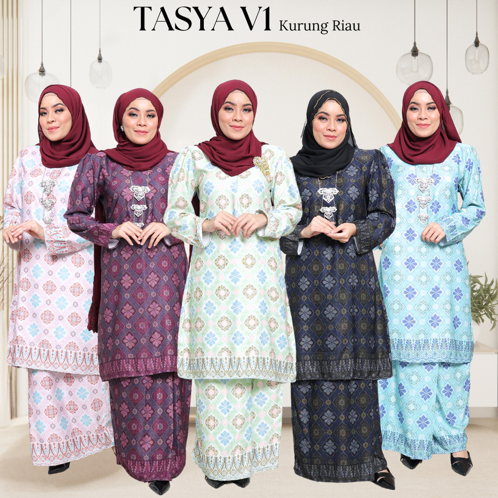 Batik Riau Tasya New Launch 2024 Size S-5XL | Shopee Malaysia