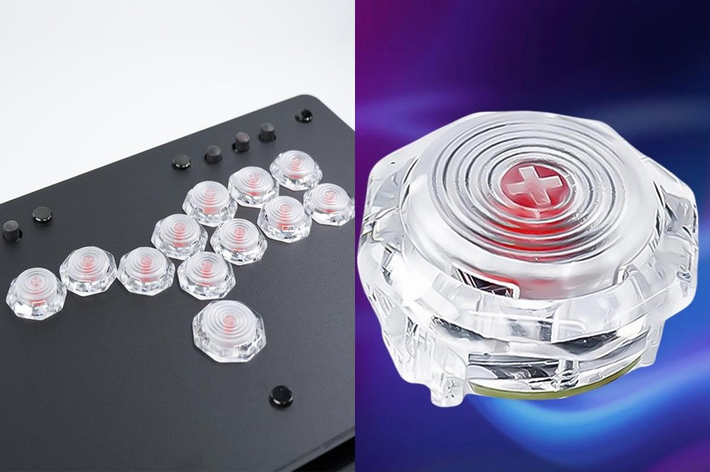 ang Snap-on Keycap Design Mini Gaming Buttons Snap-on Handle Button ...