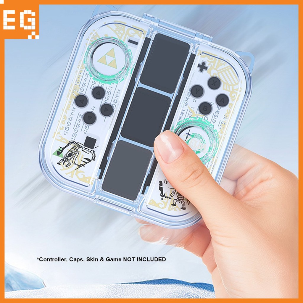 Nintendo Switch OLED V2 V1 Joy Con Case Crystal Hard Case Transparent ...