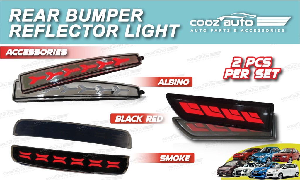 Universal Proton Persona Saga Blm Perodua Alza Rear Bumper Reflector ...
