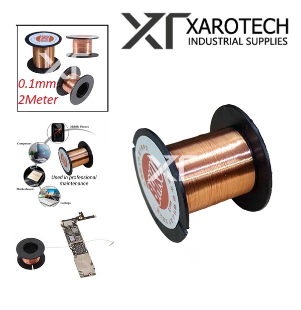 1 Roll of 0.1mm x 10meter Copper Wire Jumper Pad for Circuit Board PCB ...