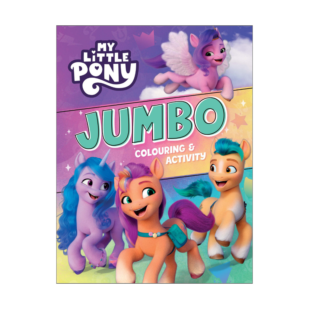 My Little Pony Jumbo Colouring & Activity Book With Fun Activities ...