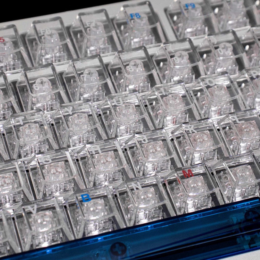 Transparent Galaxy Keycaps Iced Cherry profile RGB PC keycaps set for ...