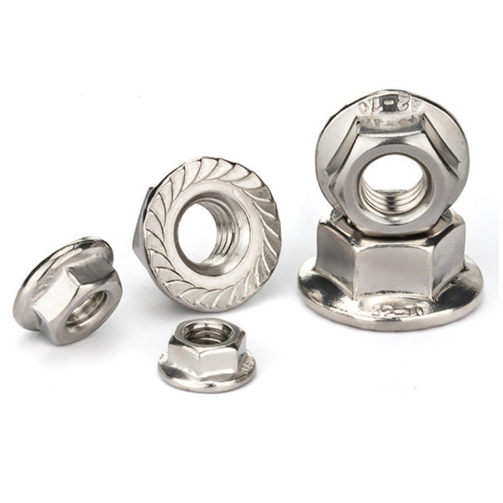 316 Stainless Steel Flange Nut M3/M4/M5/M6/M8/M10/M12/M14/M16 (in stock-MY) | Shopee Malaysia