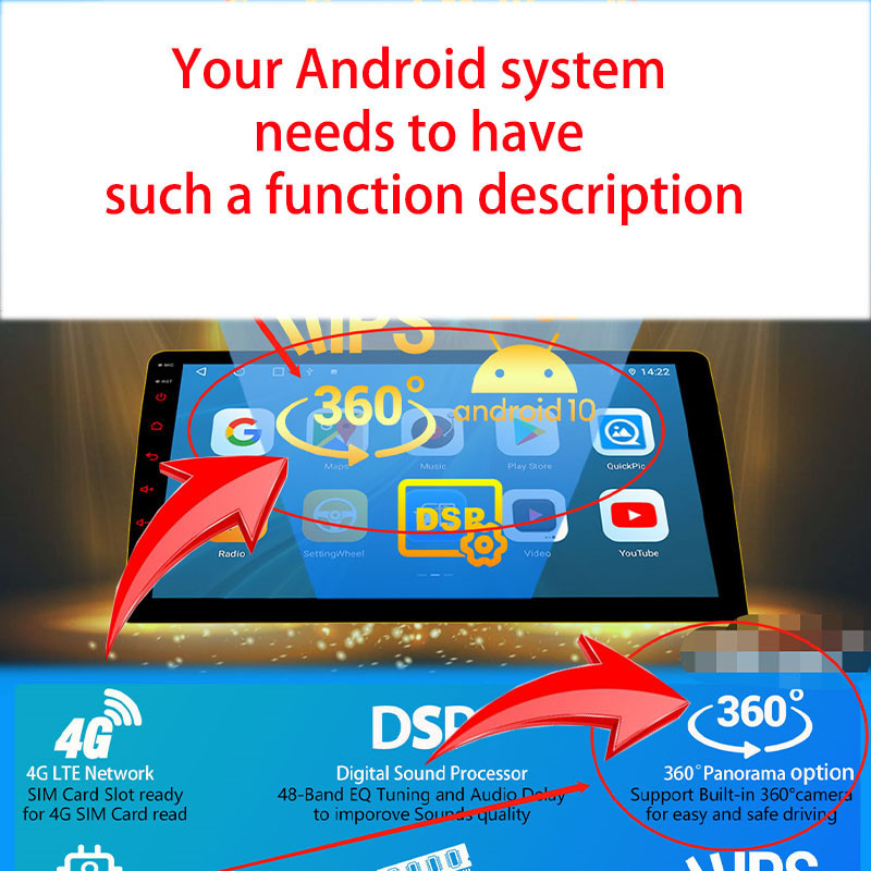 (not universal)12pin Camera Input Line Adapter for Car 360 Camera ...