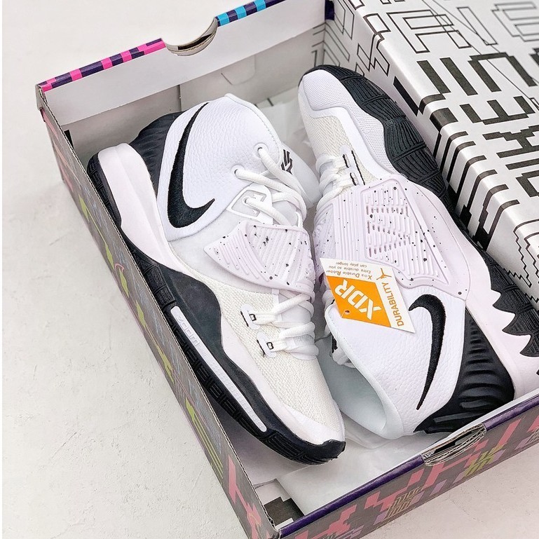 100% Original Nike Kyrie irving 6 EP 'White/Black' Basketball shoes For ...