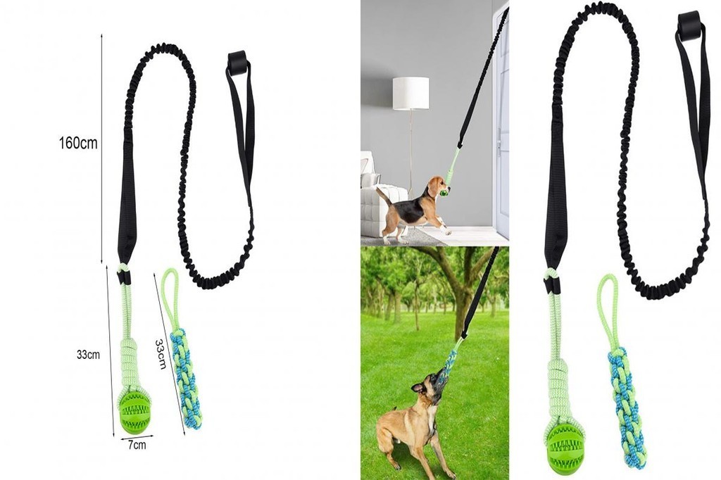OPPO Tug Boat Toy for Active Dogs Safe Dog Entertainment Toy Bungee Tug ...