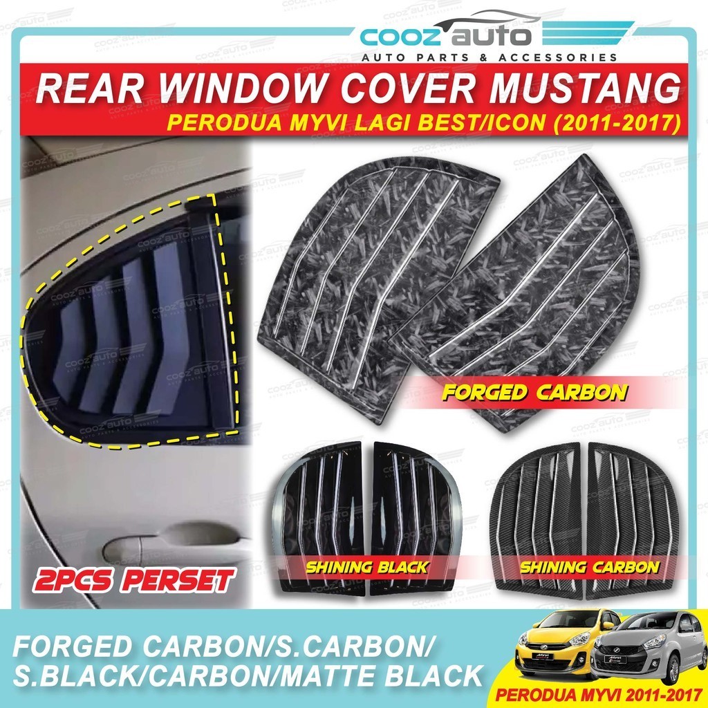 Perodua Myvi Lagi Best ICON 2011 - 2017 Mustang Shinning Black Carbon ...