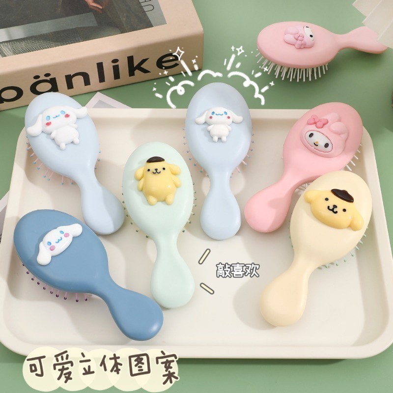 Kawaii Sanrio Air Cushion Comb Portable Anime Kuromi Cinnamoroll ...