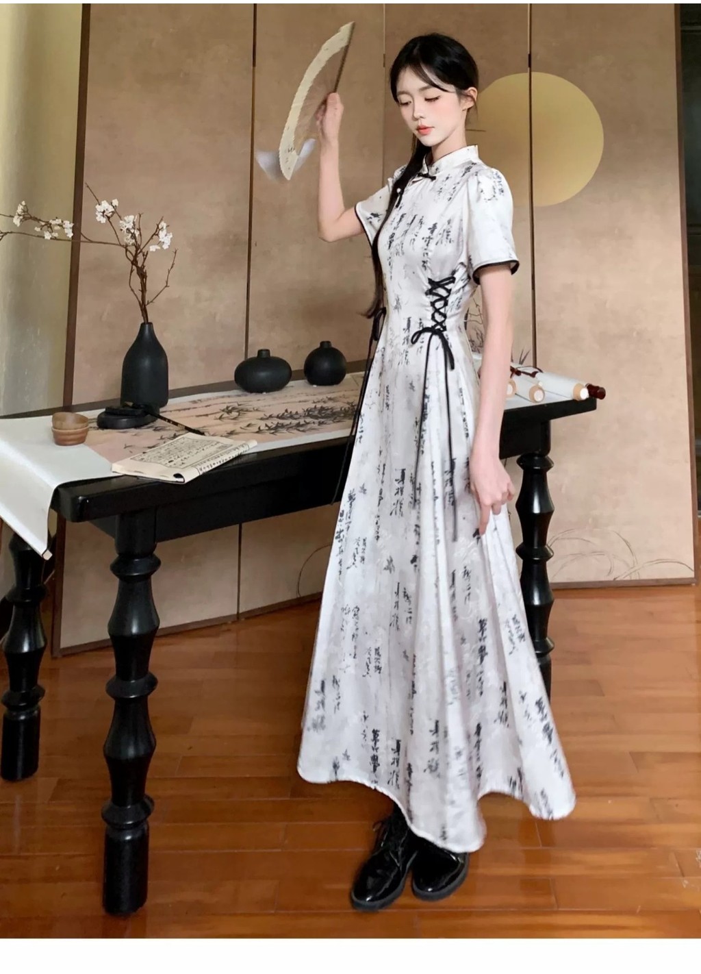 New Chinese Style Improved Fat mm Large Size 2024 Summer Female Country ...