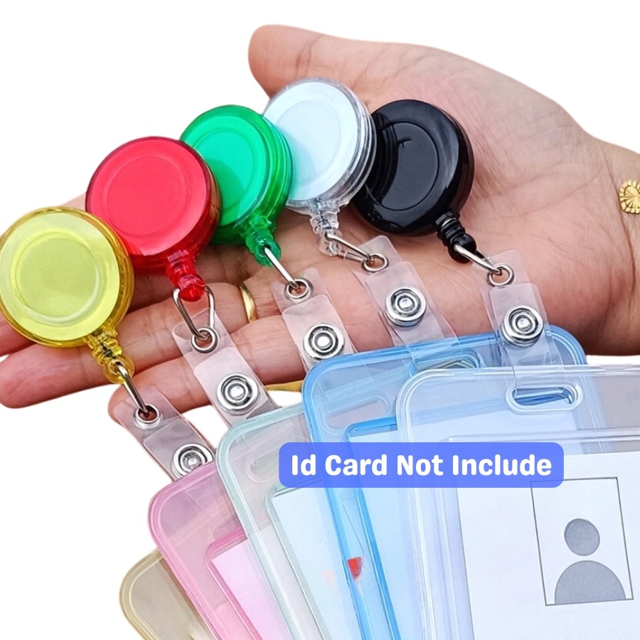 Yoyo Badge Clip Lanyard ID Tag Extendable To 67cm | Shopee Malaysia