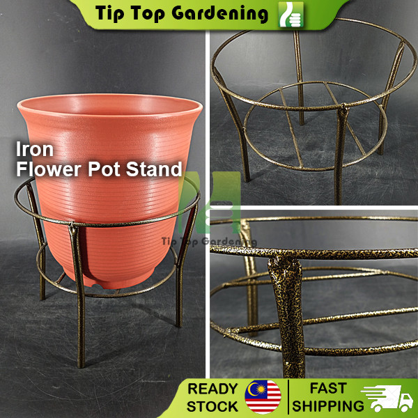 Rak Pasu Bunga Lapik Tapak Pasu / TKH Iron Stand Flower Pot Stand ...