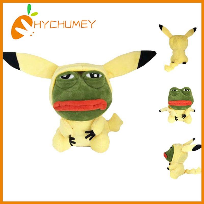 Sweet Huggable And New Pokemon Pikachu Plush With Charming Sad Frog ...