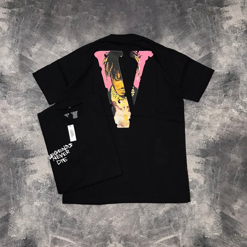 Vlone Kaos Juice Wrld rapper mirror 1:1 full tag for all genders ...