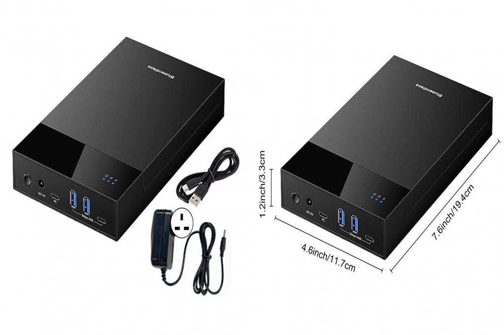 Greenbox- Mobile Hard Drive Enclosure High-speed Data Transfer ...
