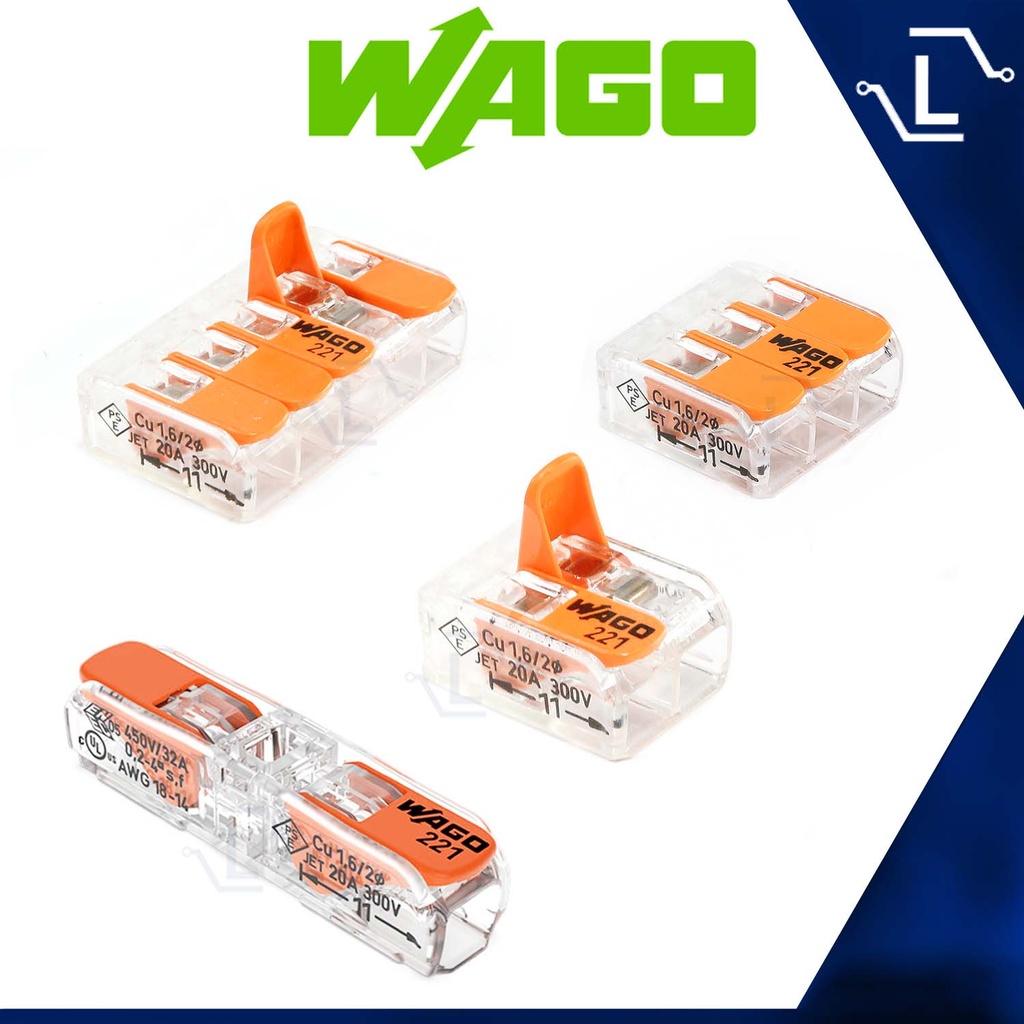 [Luminense] WAGO Splicing Connector 221-412 413 415 | Shopee Malaysia
