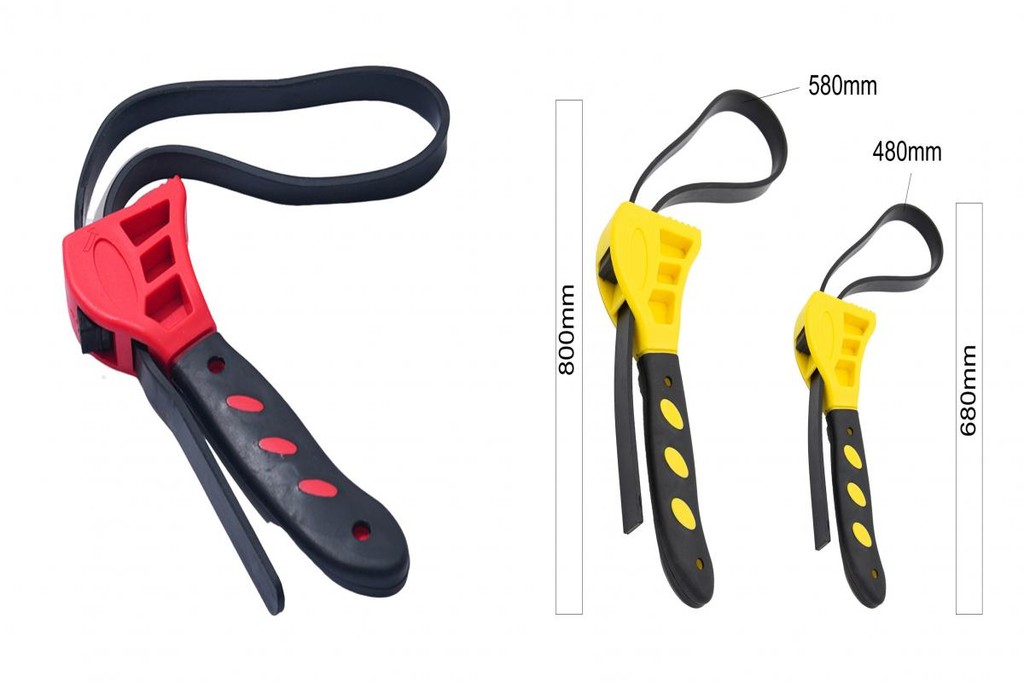 Reinforced Steel Wire Strap Wrench Adjustable Rubber Strap Wrench for ...