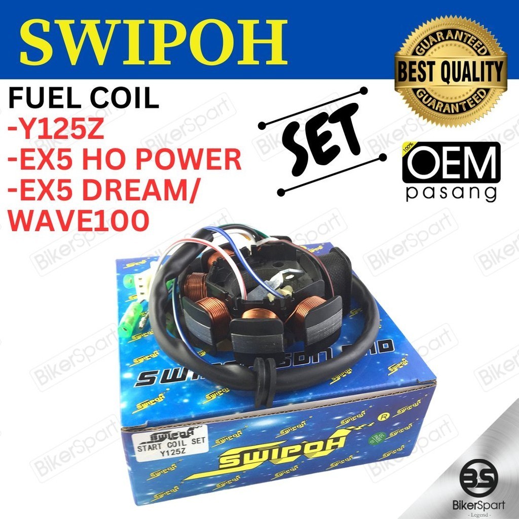 SWIPOH 100% ORIGINAL EX5 Y125Z EX5 DREAM HI POWER OEM FUEL COIL SET ...